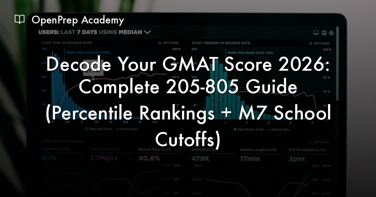 GMAT Prep: AI-Powered Tutoring for 705+ Scores | OpenPrep Academy